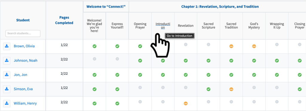 Progress Page - mLearn FAQs